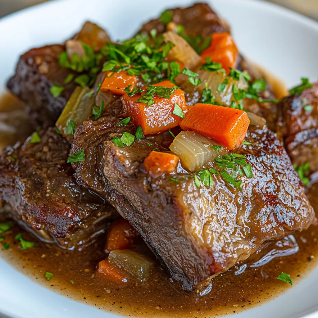 Slow Cooker Braised Short Ribs - Averyrecipes